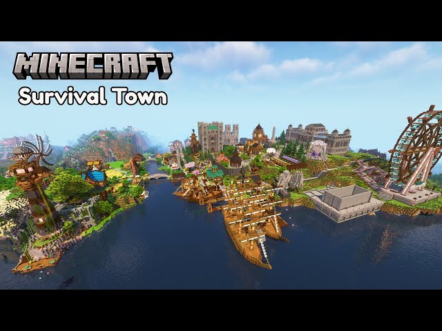🏛️ The Respite – A Living, Breathing, Survival Town Minecraft Map
