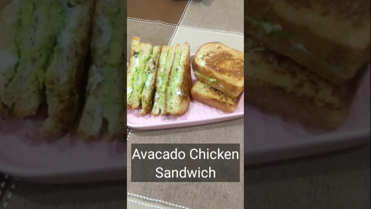 Avocado Chicken Sandwich|Chicken Sandwich|Sandwich Recipe|Easy Breakfast Recipe|Wow Cooking|