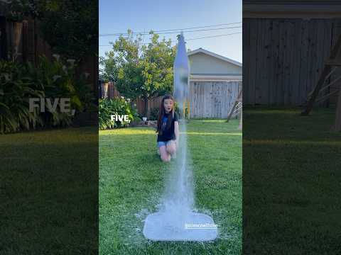 Blast off! Homemade bottle rockets!