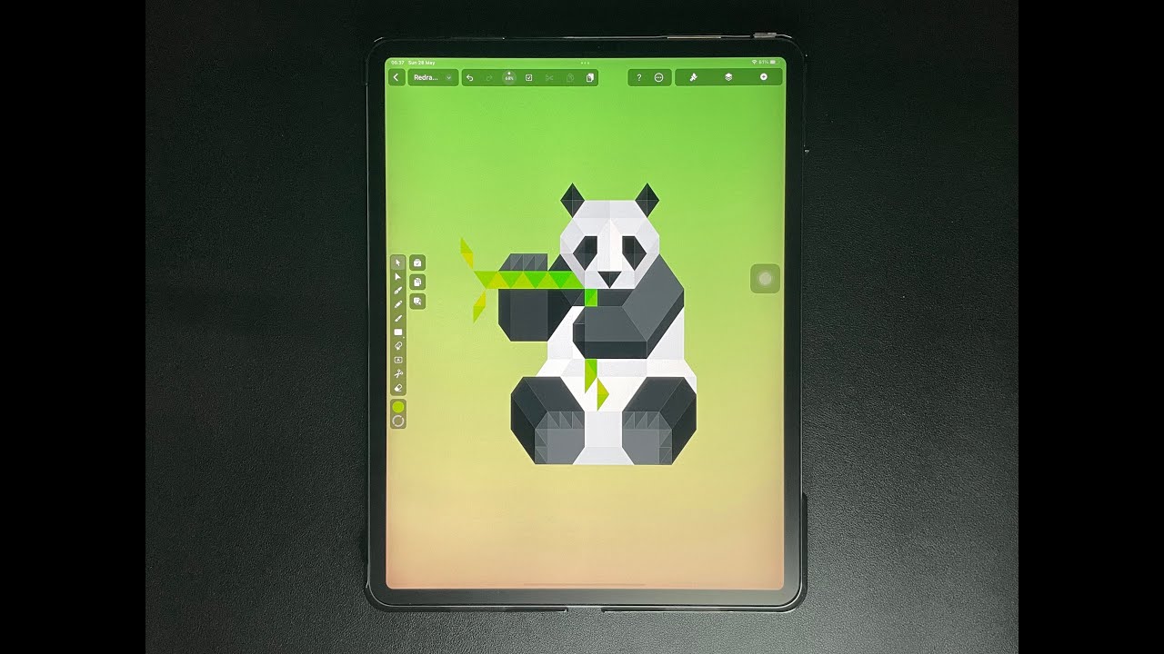 How To Draw A Panda 🐼 | Satisfying Digital Art Drawing | Vector Art | Vectorough