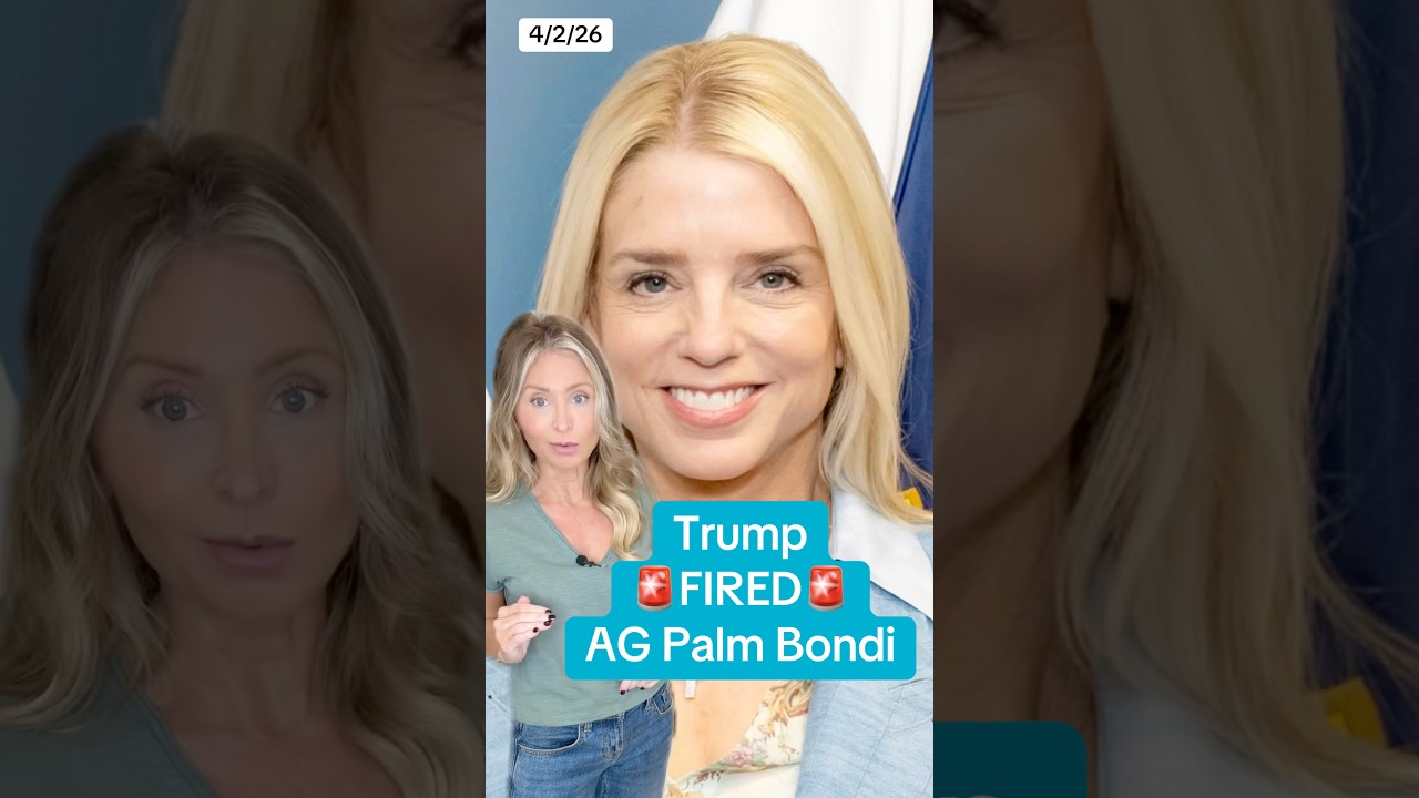 🚨BREAKING NEWS🚨 Trump Fired Attorney General Pam Bondi