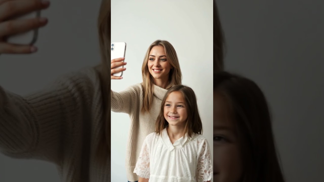 Take a selfie with your younger self #ai