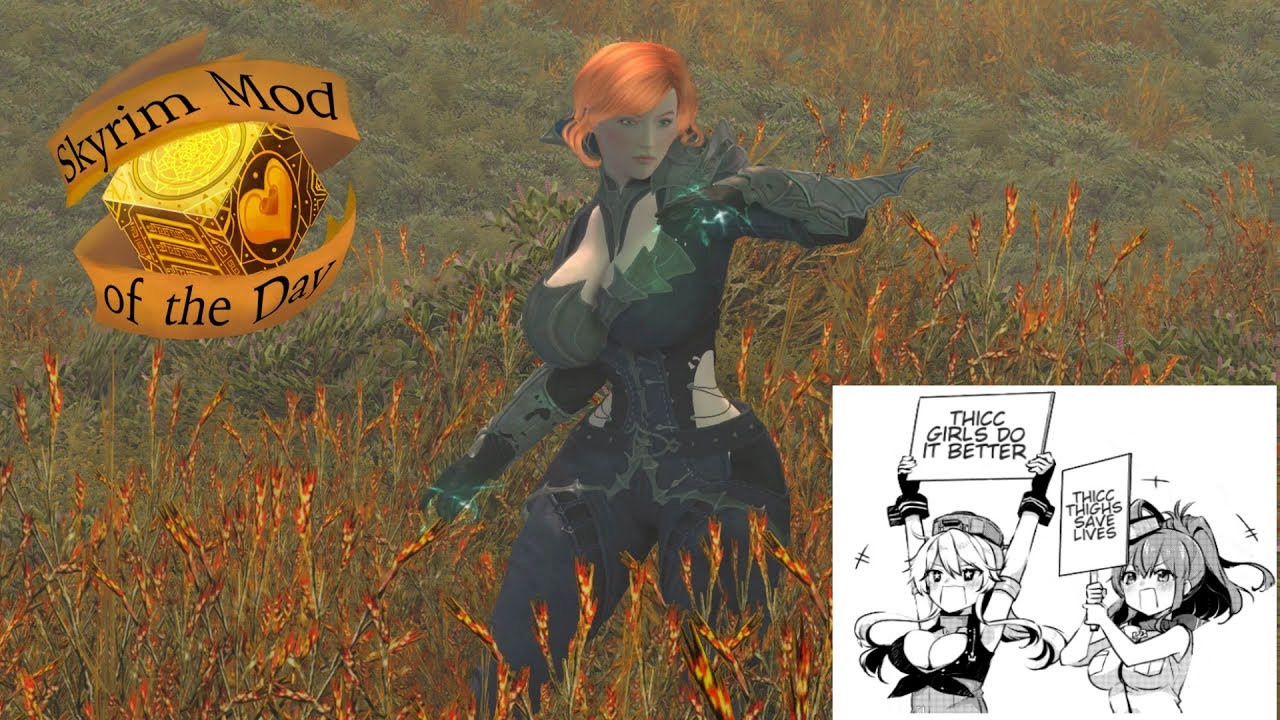 Skyrim mod of the Day: Another Vampire Leather Armor - Thick Thighs Save Lives Edition