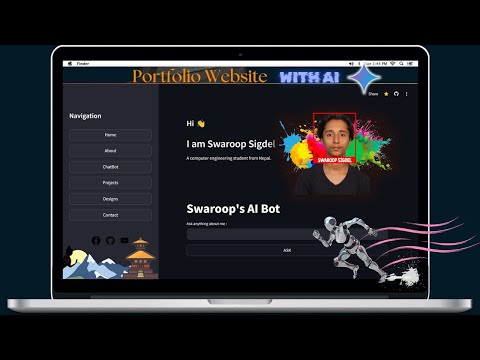 Swaroop's Portfolio Website - with integrated AI - Personal AI ...