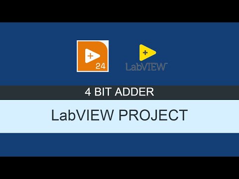 LabVIEW project | 4 bit adder