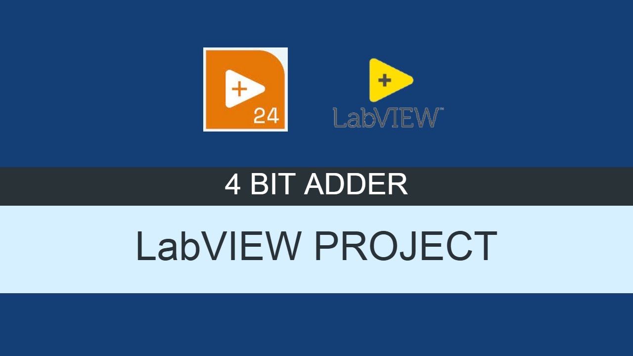 LabVIEW project | 4 bit adder