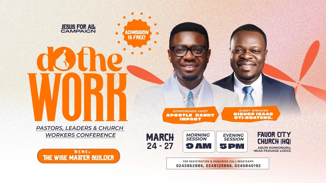 DO THE WORK CONFERENCE 2026 with Apostle Randy Impact || FCC - DAY 1 - EVENING SESSION - 24-03-2026.