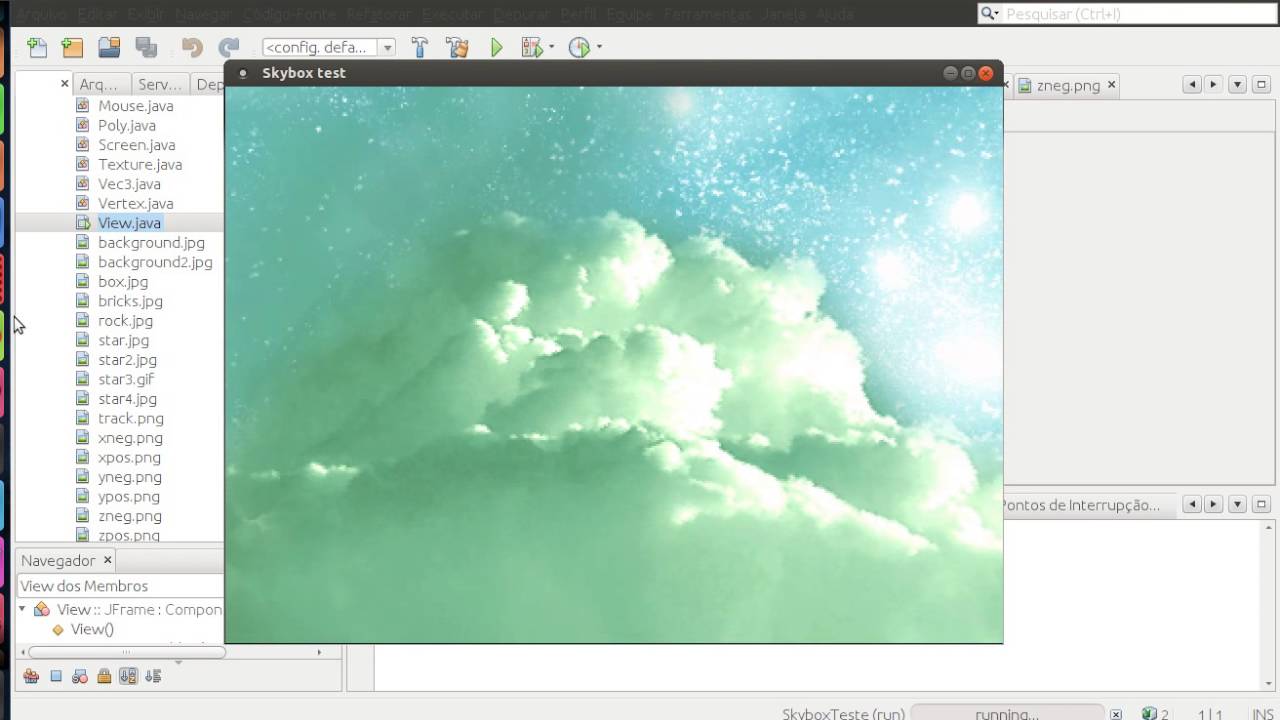 Java 3D from scratch - Cubemap/Skybox test