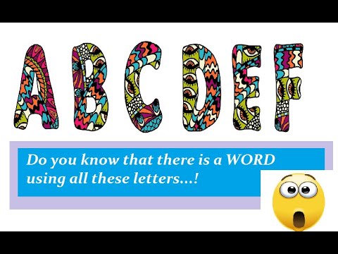 Shortest Word with A,B,C,D,E & F