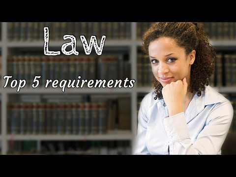 What's Required To Study LAW At University?