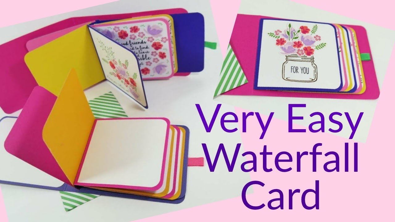 Easy Waterfall Card | Video Tutorial
