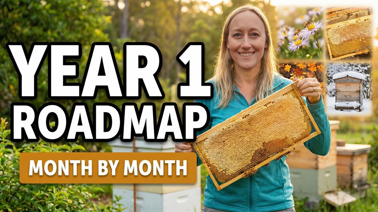 Beekeeping Year 1 Roadmap: Month‑by‑Month Guide for Beginners