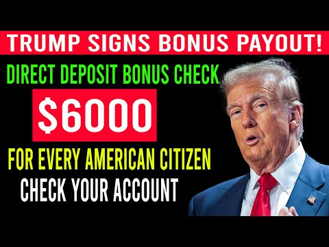June 3 Payout Confirmed – Trump Approves $6,000 Direct Deposit Bonus Checks for All Americans!