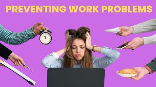How can I anticipate problems at work and develop preventive measures ...
