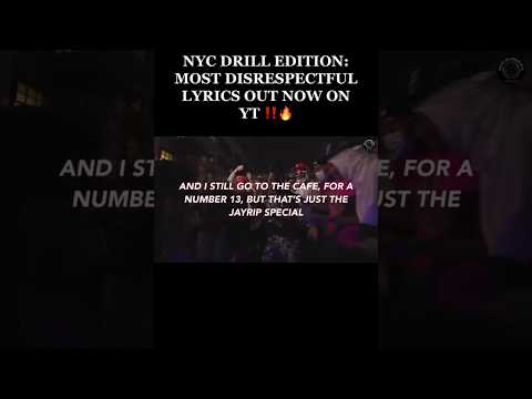 Tune into the most disrespectful lyrics in the newest video🔥 #nycdrill #nydrill #drill #recommended