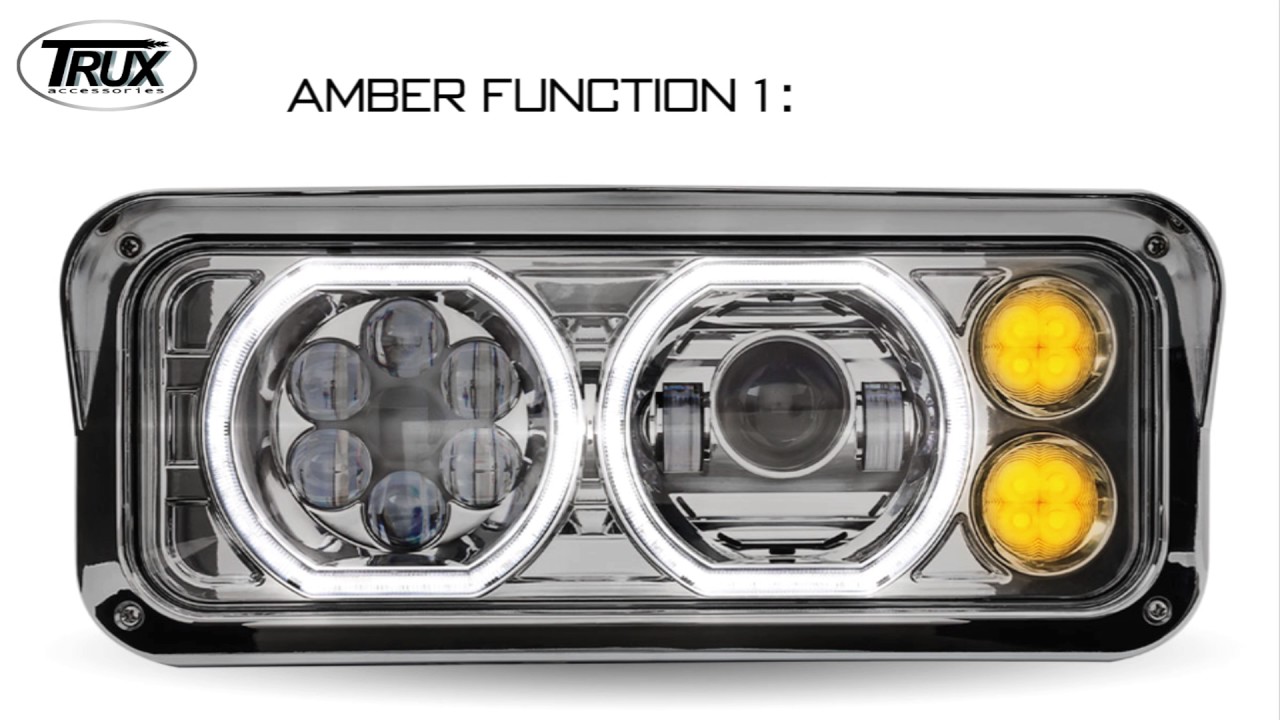 Peterbuilt Installation Guide: Trux Projector Headlight with Halo LED