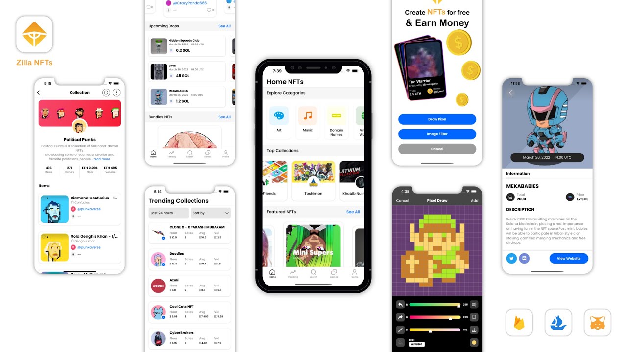 NFTs Finder - iOS Swift 5+ | Sell Source Code