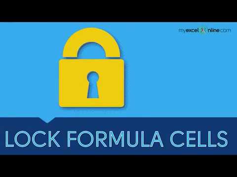How to Lock Formula Cells in Excel | MyExcelOnline