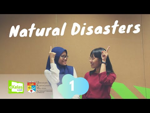 Natural Disasters: Pronounce & Spell It! (Ep 1) | #CikguCikguUKM #MaxiseKelas