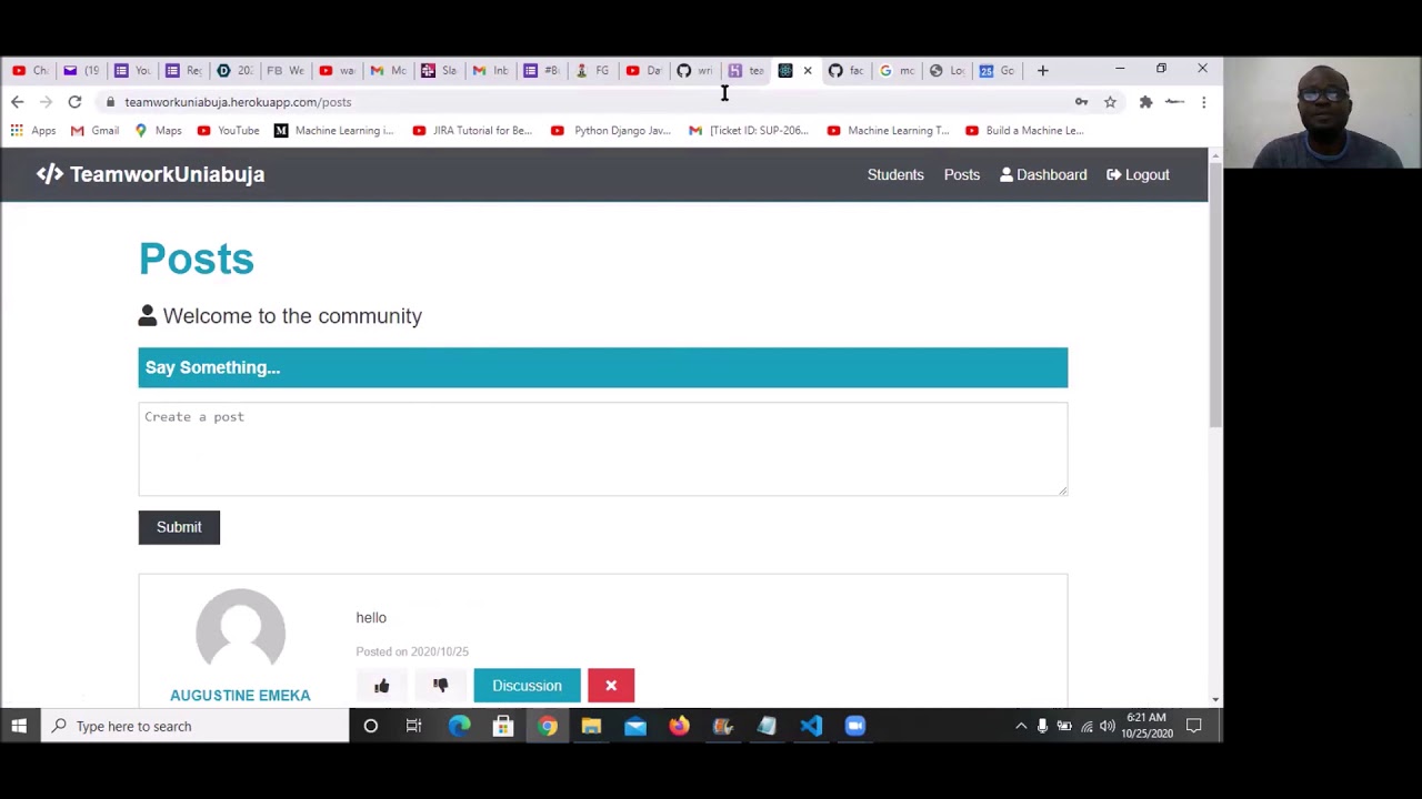 tutorial video devpost