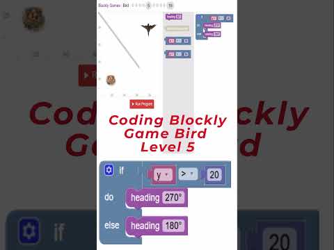 Informatika Kelas 8 - Algoritma & Pemrograman SOLUSI GAME BIRD LEVEL 5 pada #blockly