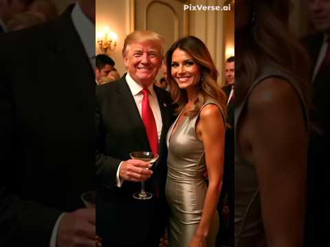 Donald Trump & Melania Enjoy a๐๏ธ Glamorous Party Night | AI Moments#inspiration