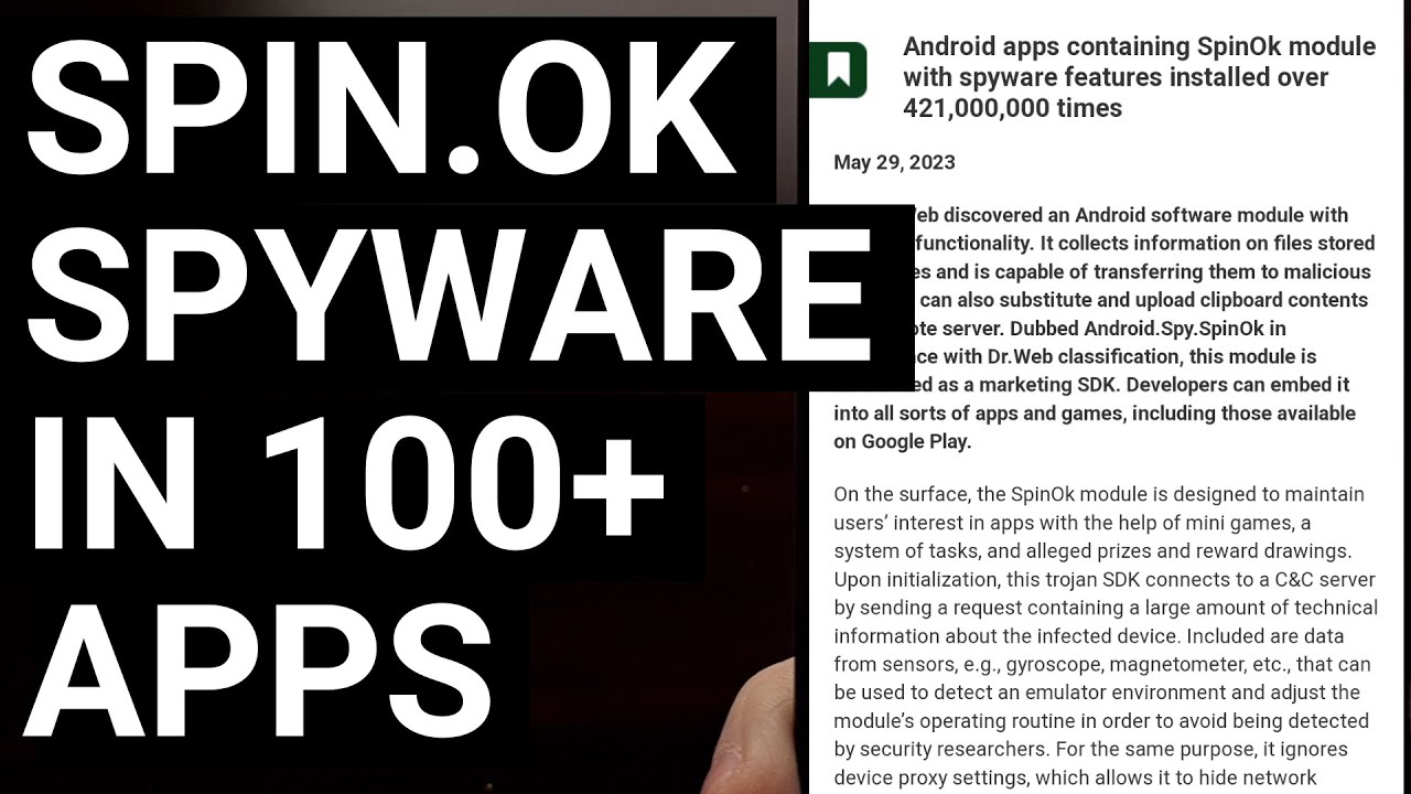 Over 100 Apps & Games in the Play Store Infected with Spyware - Installed Over 421 Million Times
