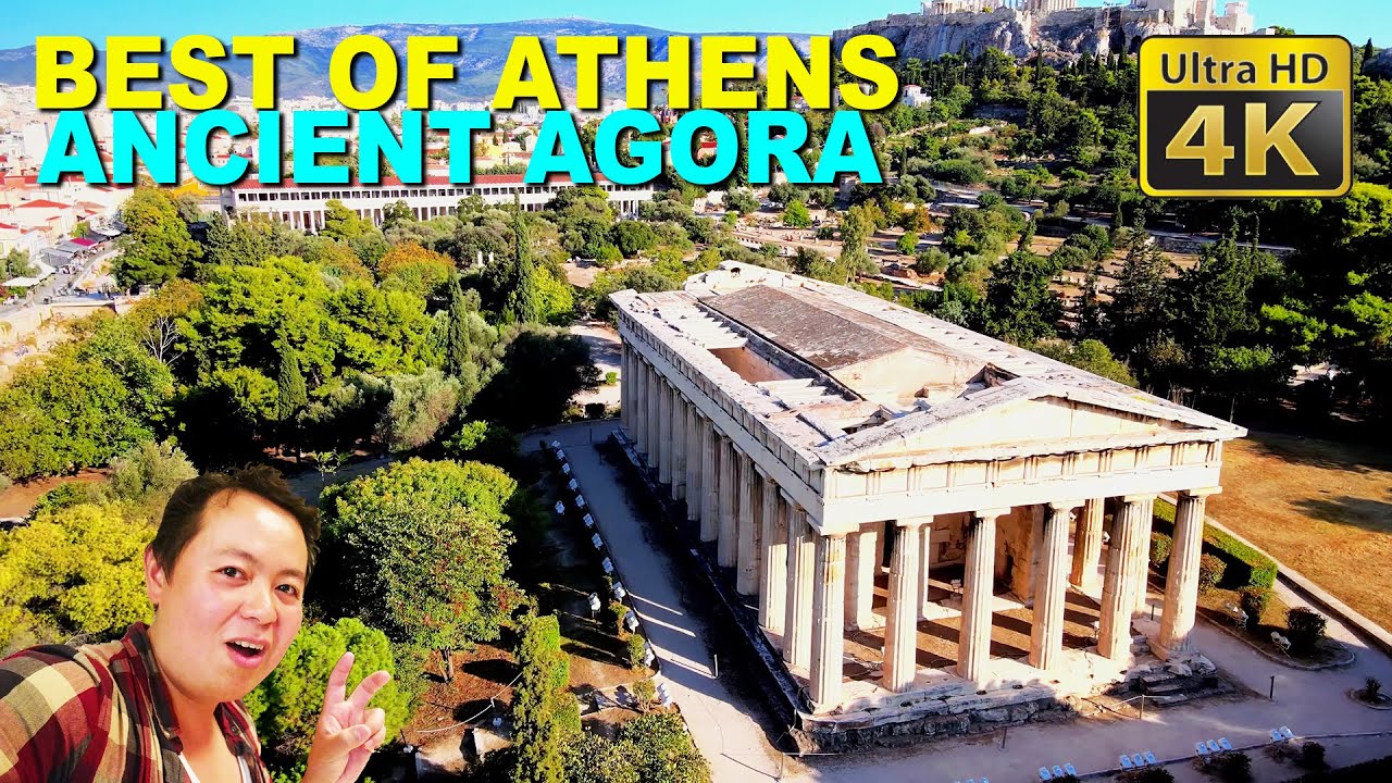 The Best of Athens (4K) - Ancient Agora, Temple of Hephaestus, Stoa of Attalos, Holy Apostles Church