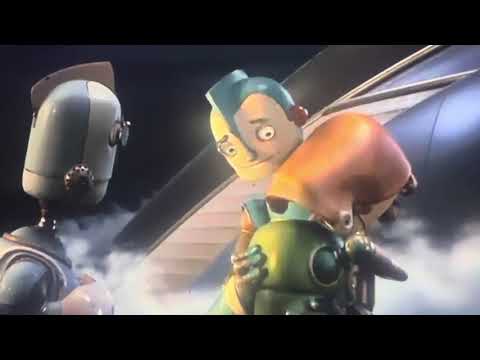 Robots🤖(2005) Rodney is Leaving a Robot City Scene