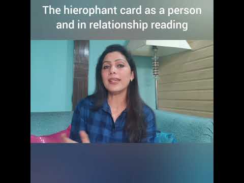 How to read Hierophant card as a person in hindi/tarot cards