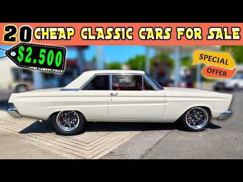 20 Best CHEAP Classic Cars for Sale Why is this car sold cheap