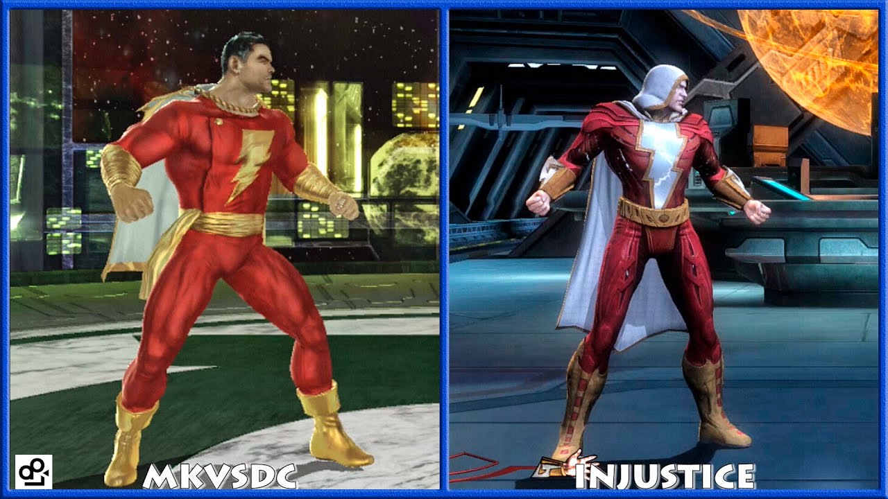 SHAZAM Captain MARVEL Graphic Evolution 2008-2013 Injustice DC Universe MKvsDC | XBOX360 PS4 |