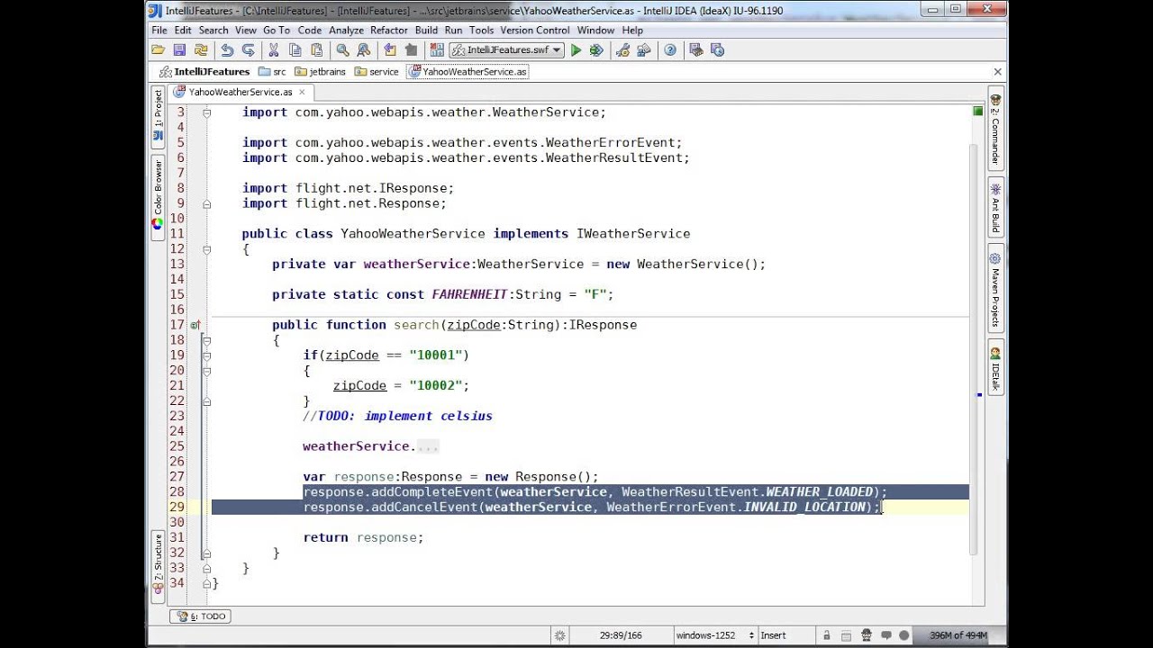 Code Folding: Fold Selection (IntelliJ IDEA)