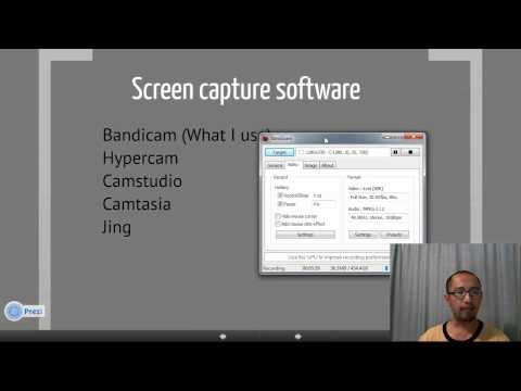 How to create your own screen capture video tutorial