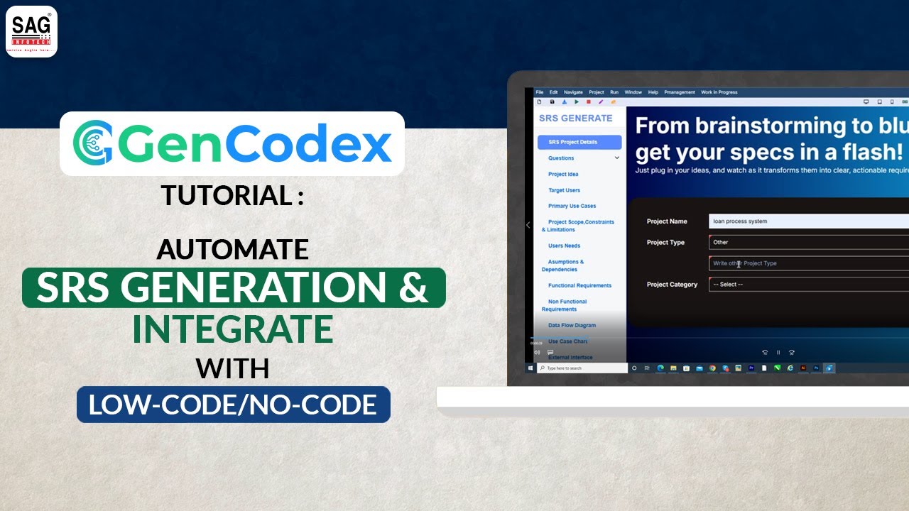 GenCodex Tutorial: Automate SRS Generation & Integrate with Low-Code/No-Code #AI #GenCodex
