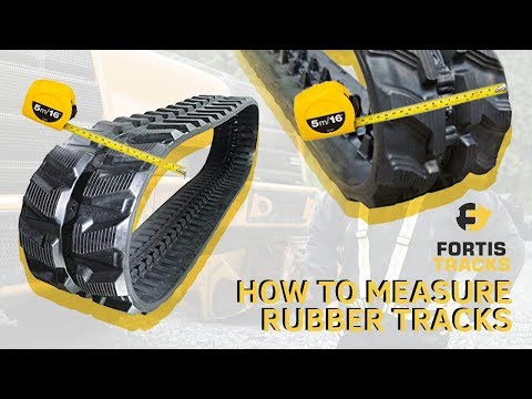The SIMPLEST Way To Measure Rubber Tracks For Heavy Equipment