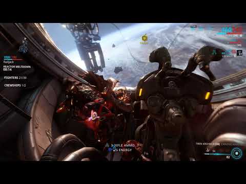 Warframe - Finishing our first Railjack mission (Duo)