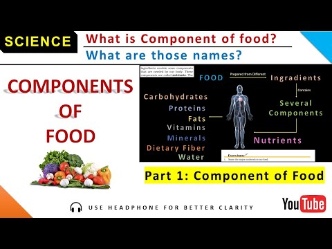 Components of food | Nutrients in food | #scienceclass #scienceclass5