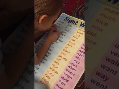 Business Basics First Grade Sight Words Chart