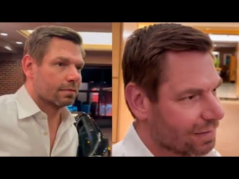 Eric Swalwell Panics When ReporterExposes His Chinese Girlfriend...😂😂😂