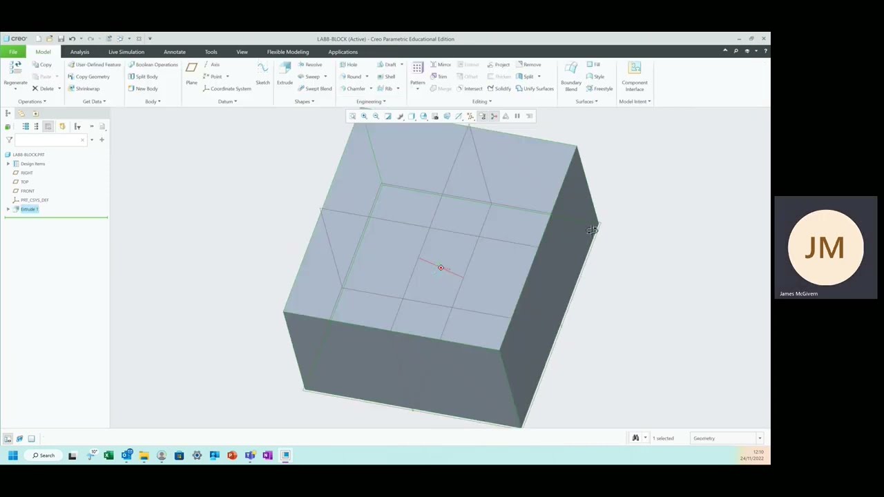 CAD LAB 8 PART 1