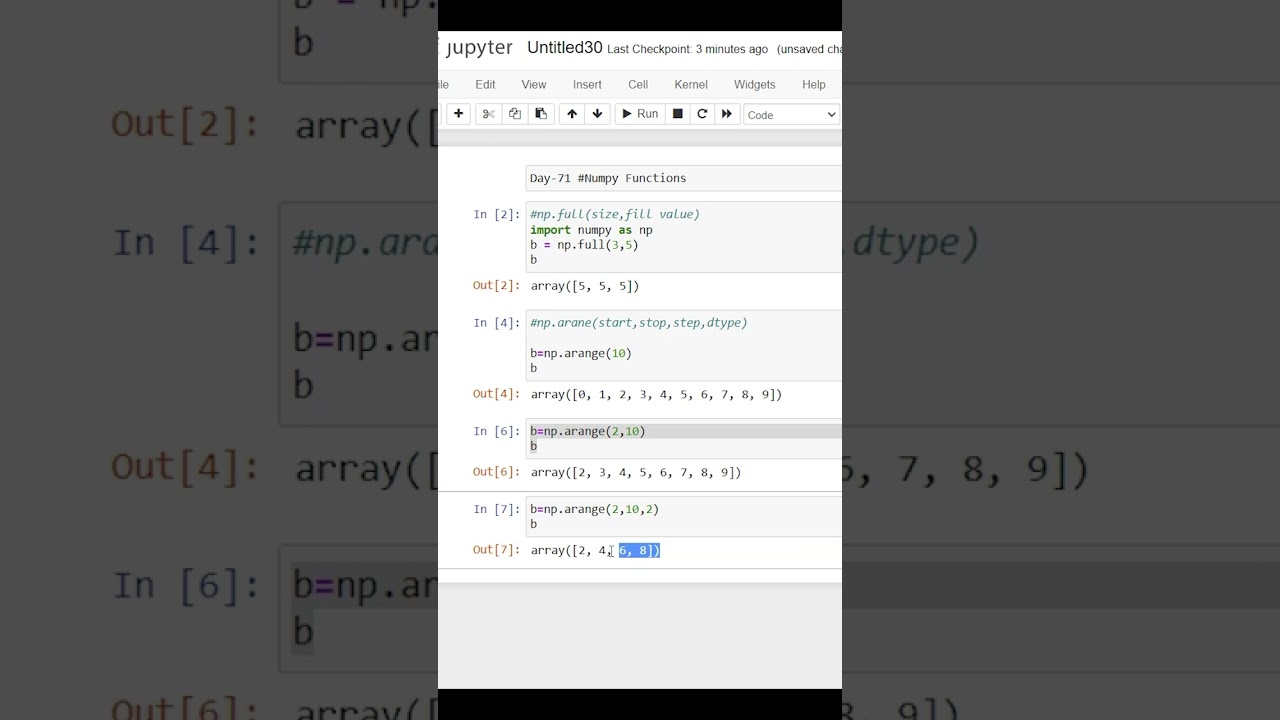 Day-71 | Numpy Function | Mechanical to data science #coding #datascience #python #ml #sql #ai
