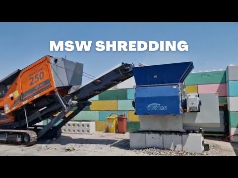 MSW Shredding - Municipal Solid Waste Shredder