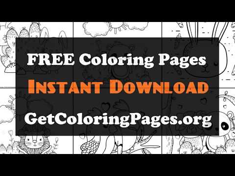 Cute animal coloring pages