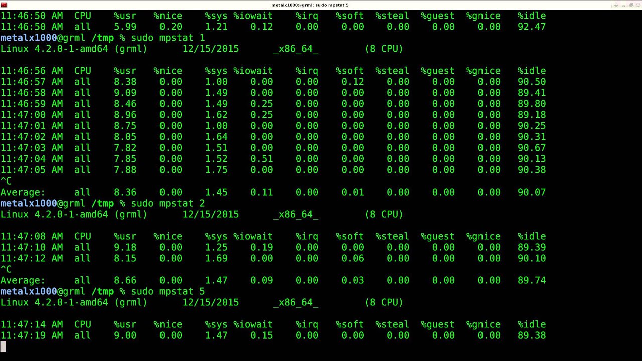 CPU Information Linux Shell Script Tutorial