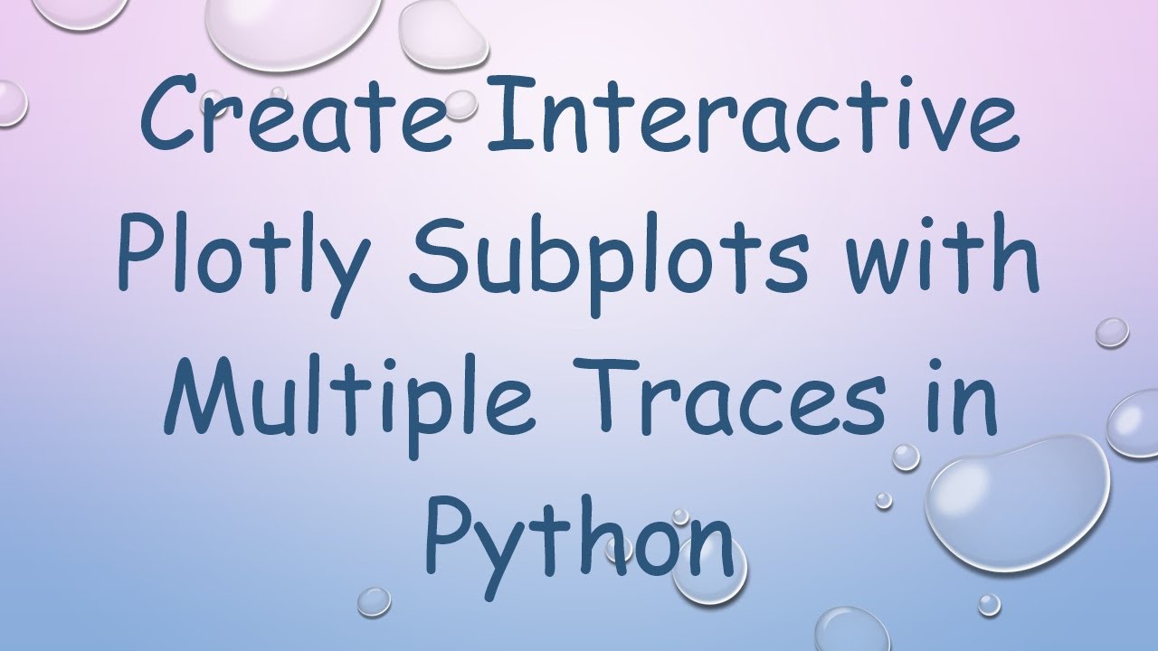 Create Interactive Plotly Subplots with Multiple Traces in Python