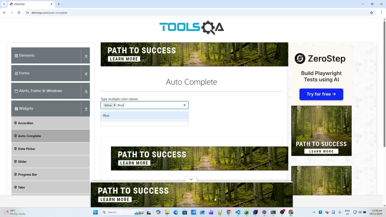 TypeScript Playwright Framework | DemoQA Date Picker | Module 04c