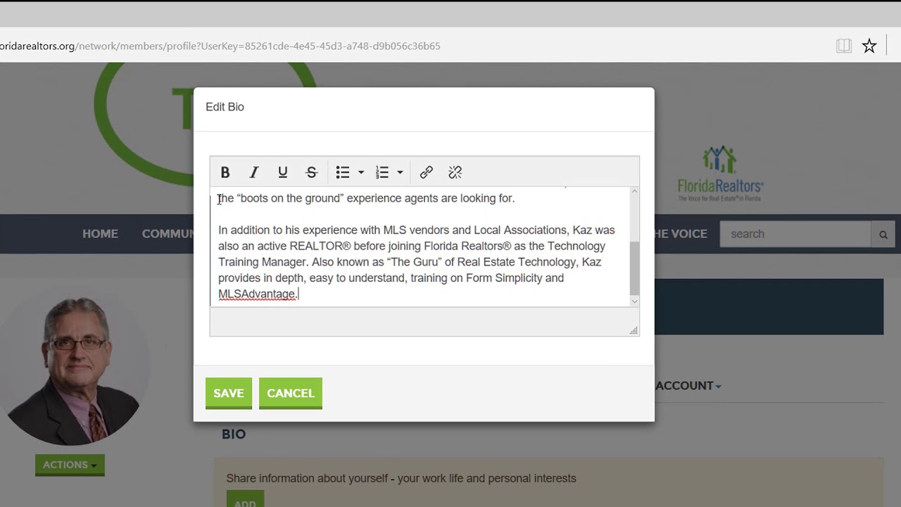 How to Update Your Bio and Other Profile Information
