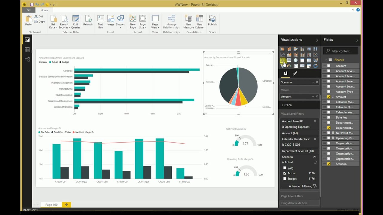 Flex Planning Reporting Demo