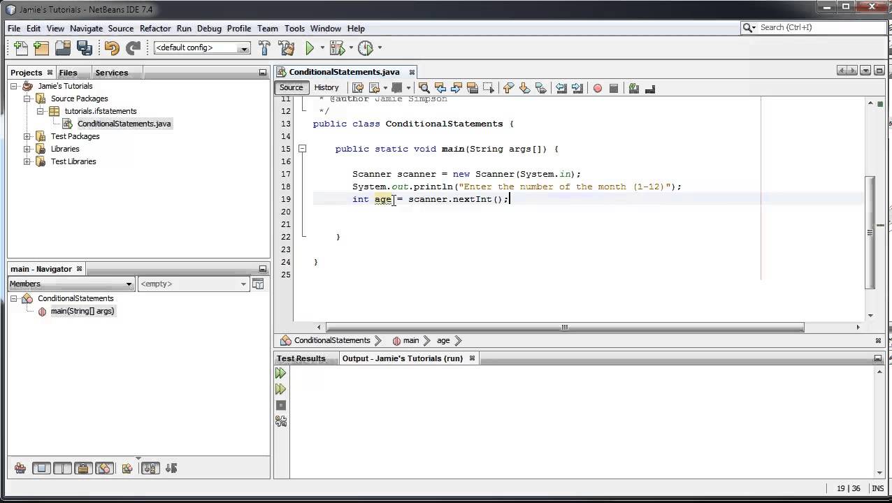 Java Tutorial 5 - If Statements and Switch Statements